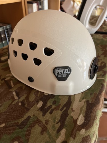 Petzl Ecrin ROC Mountaineering Climbing Safety Helmet 53-63 cm White ...
