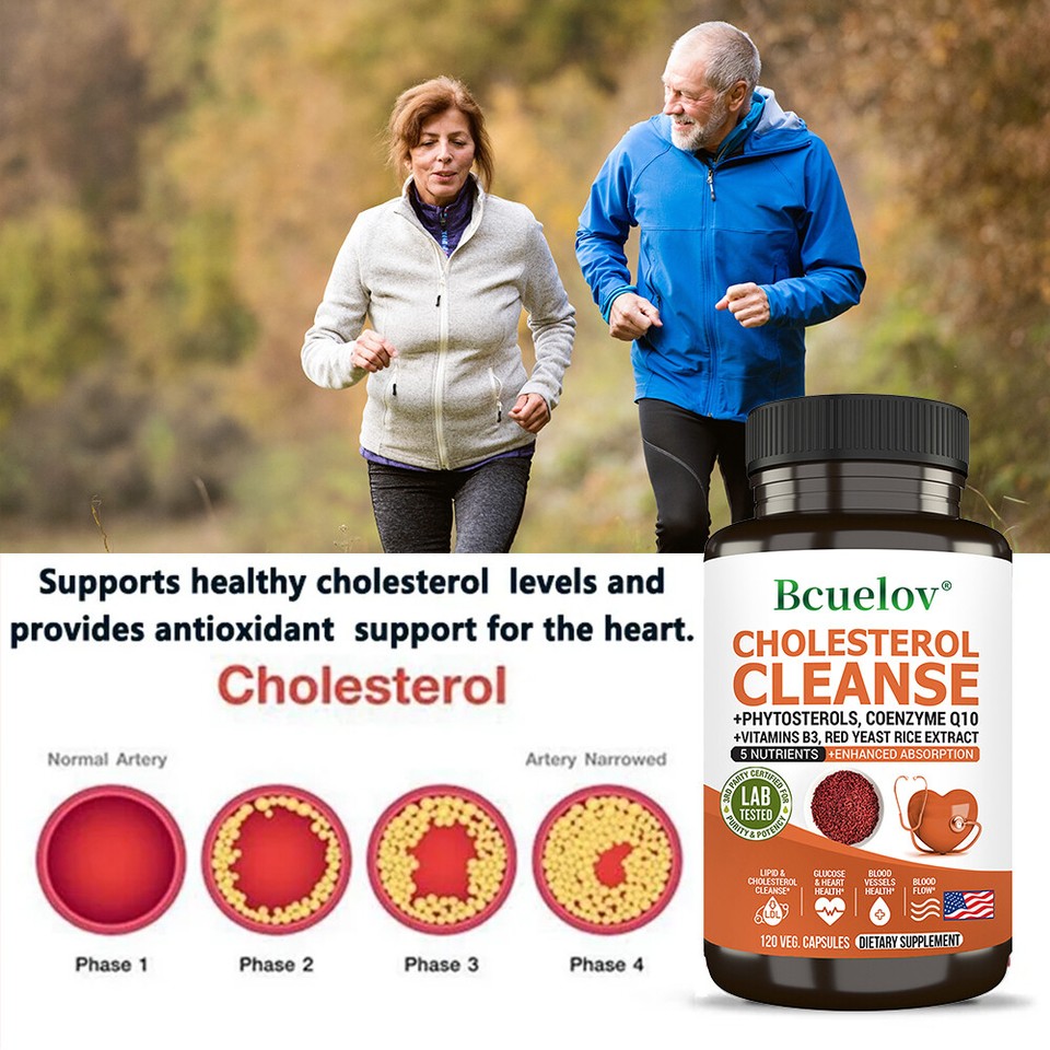 Cholesterol Cleanse Helps Lower Cholesterol Levels Antioxidants 30-120 ...