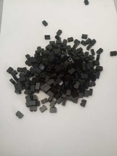 Lego 1 x 2 Brick Parts Pieces x100 Lot Building Blocks BLACK. #550b | eBay
