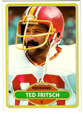 1980 Topps #407 - Ted Fritsch - Washington Redskins Football Card | eBay