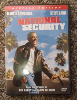 National Security DVD Movie Special Edition Martin Lawrence Steve Zahn ...