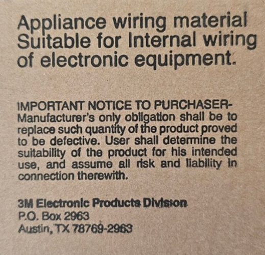 Choose Length - 3M 3365/40 40 conductor ribbon cable 28 AWG 2651 105c 300v Vw-1 | eBay