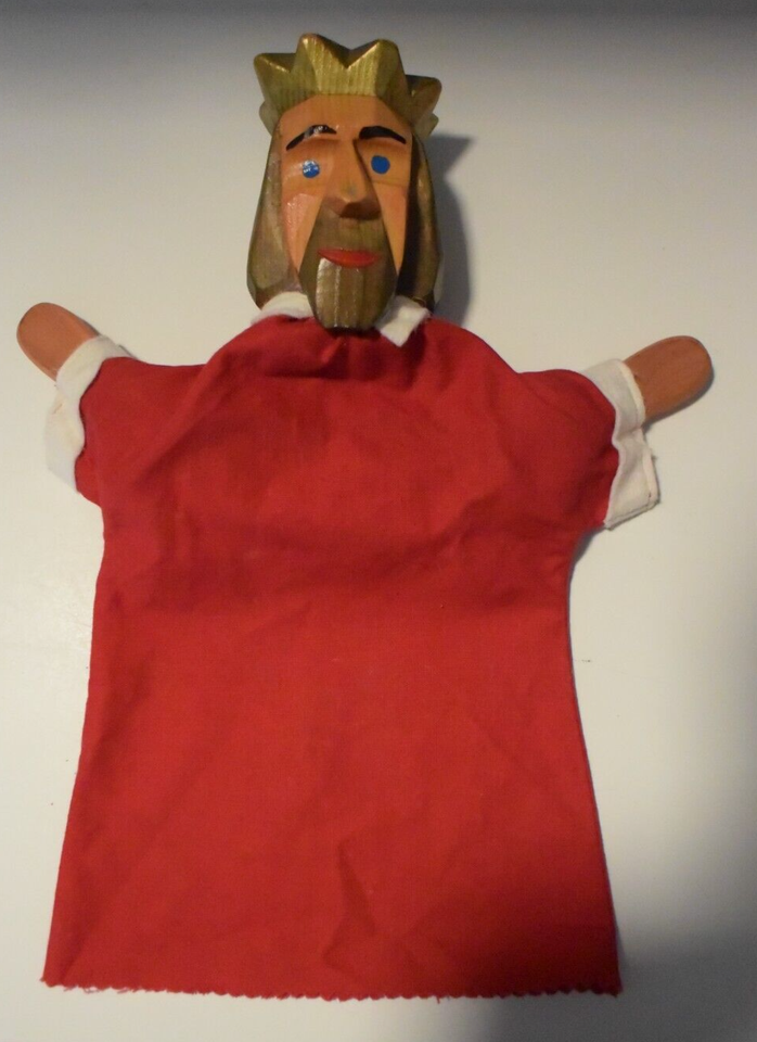 German Wood & Fabric Hand Puppets Lotte Sievers & Kersa Lot of 4 ...