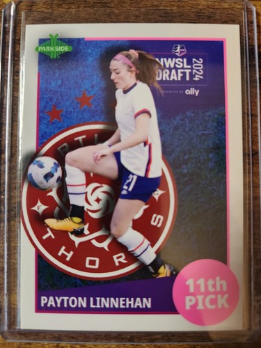 2024 Parkside NWSL Vol. 1 Payton Linnehan Draft Rookie RC #11 Portland ...