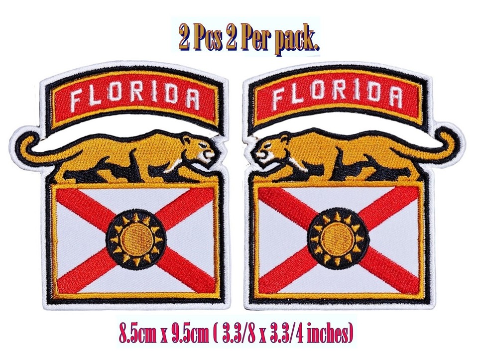 FLORIDA🏒PANTHERS Hockey Patches Iron,sew(Select options) Thai by USPS ...