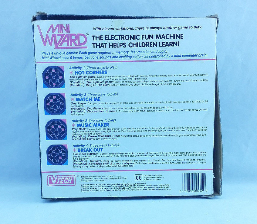 Vintage Vtech Mini Wizard Electronic Game | eBay