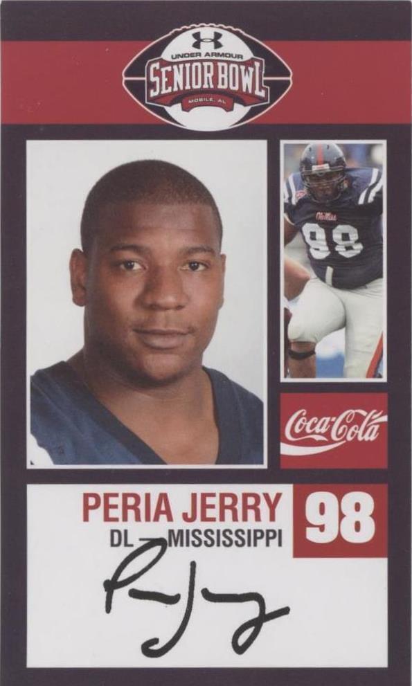 2009 Coca-Cola Under Armour Senior Bowl - Peria Jerry (RC) for sale ...