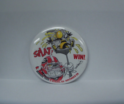 UGA 2016 Football Georgia vs Georgia Tech Pin Helwig Kirby Smart First ...