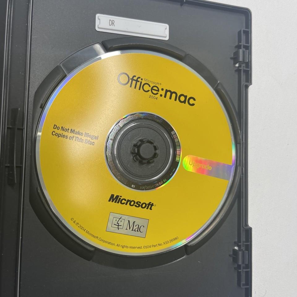 MICROSOFT OFFICE : MAC 2004 with PRODUCT KEY | eBay
