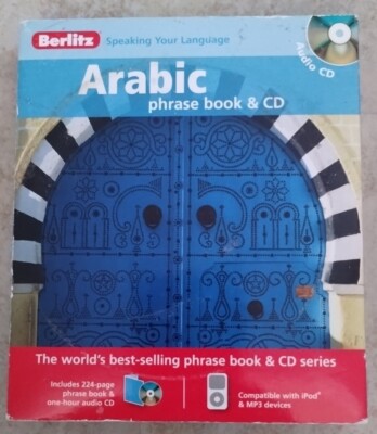 BERLITZ Speaking Your Language: ARABIC Phrase Book and Audio CD Disc ...