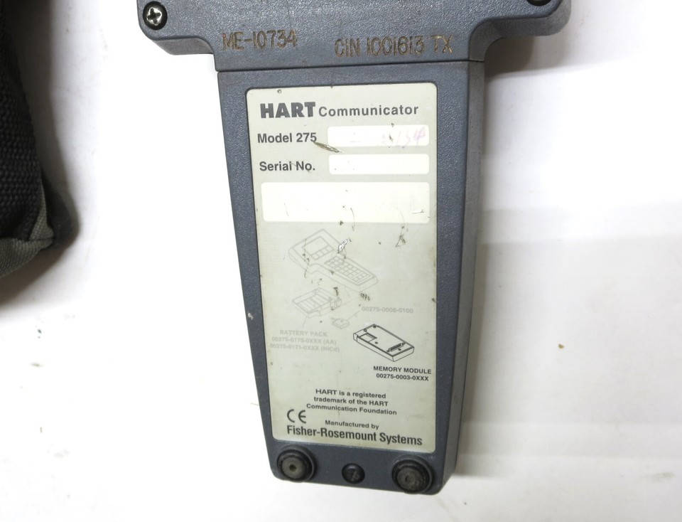 HART 275 Field Communicator Fisher Rosemount P/N 00275-0191-0023 Made ...