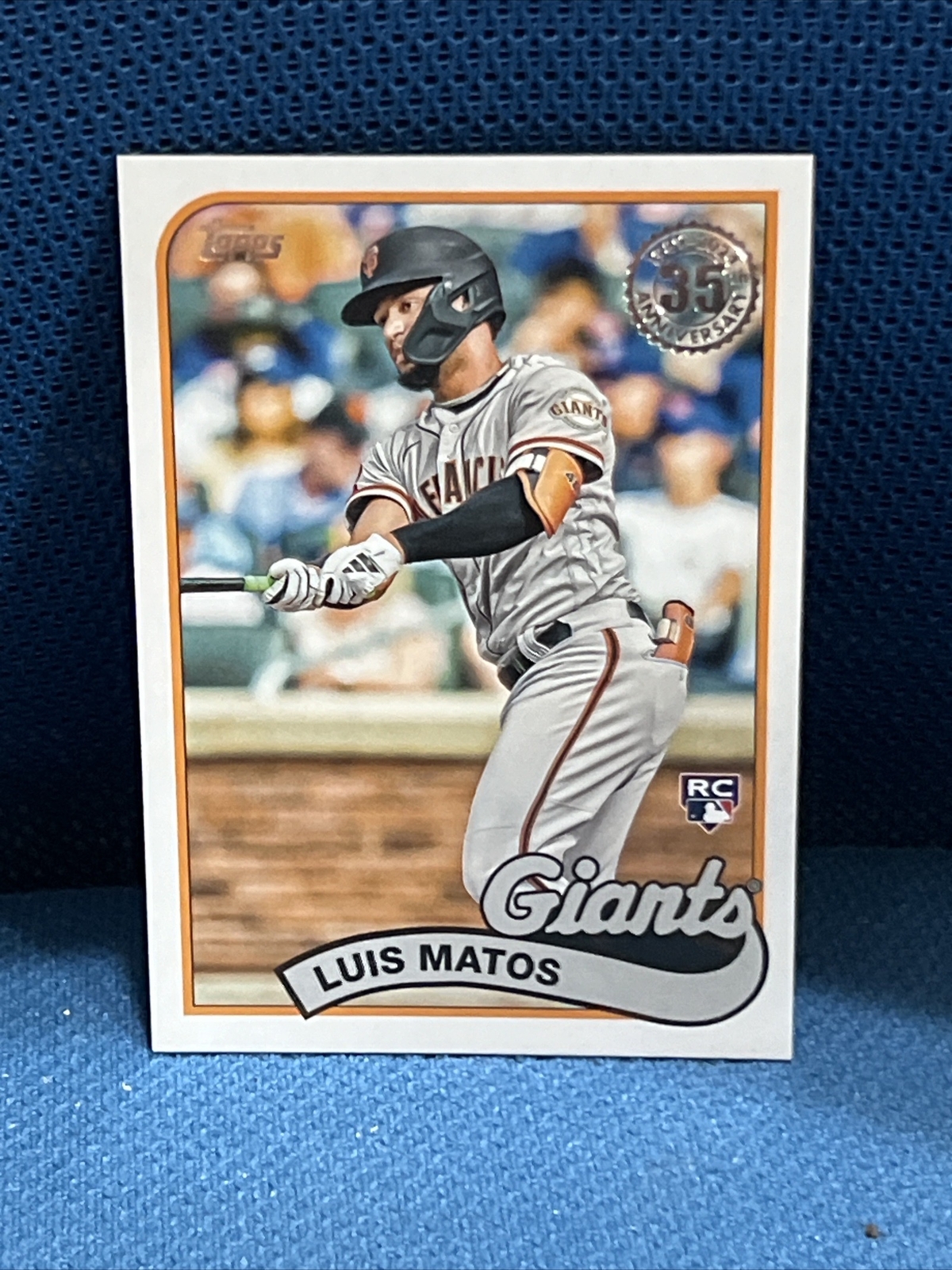 2024 Topps Series 1 BASEBALL Luis Matos RC 1989 35th Anniversary #'d 47 ...