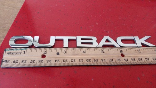 05 06 07 08 09 SUBARU OUTBACK REAR LID CHROME EMBLEM LOGO BADGE OEM ...