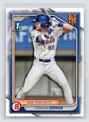 2025 Bowman Draft 1st Prospect Carson Benge #BD-28 New York Mets | eBay