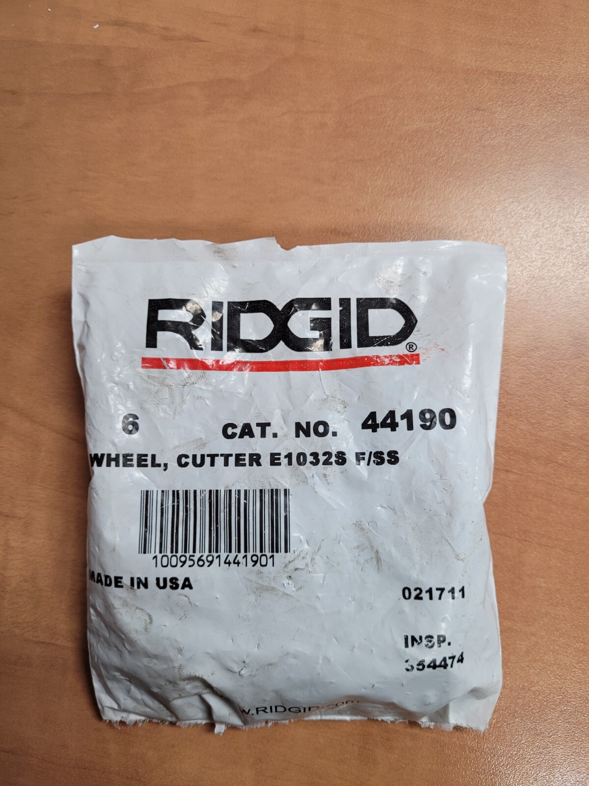RIDGID 44190 6 WHEEL CUTTERS E1032S F/SS | eBay