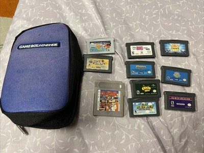 Nintendo Gameboy Advance Carrying Case And 10 Game Lot ONLY NO GBA | eBay
