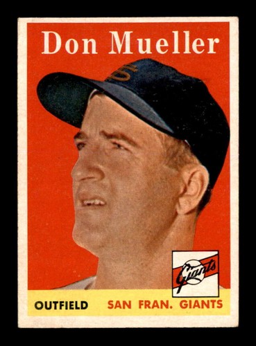 1958 Topps #253 Don Mueller NM/NM+ X2855859 | eBay