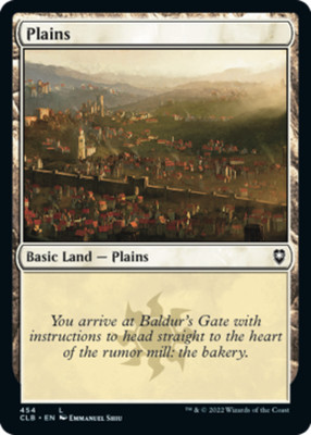 Basic Lands 10 MTG Plains (454), NM-Mint, English Commander Legends ...