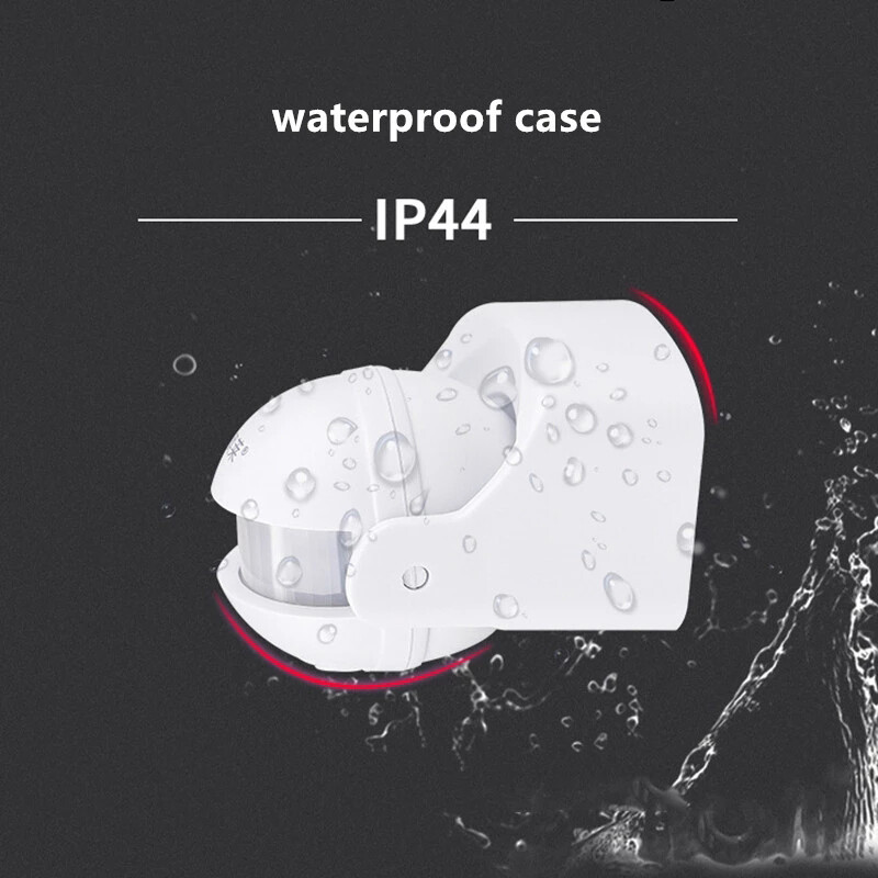 180 Degree Outdoor Security PIR Infrared Motion Sensor Detector ...