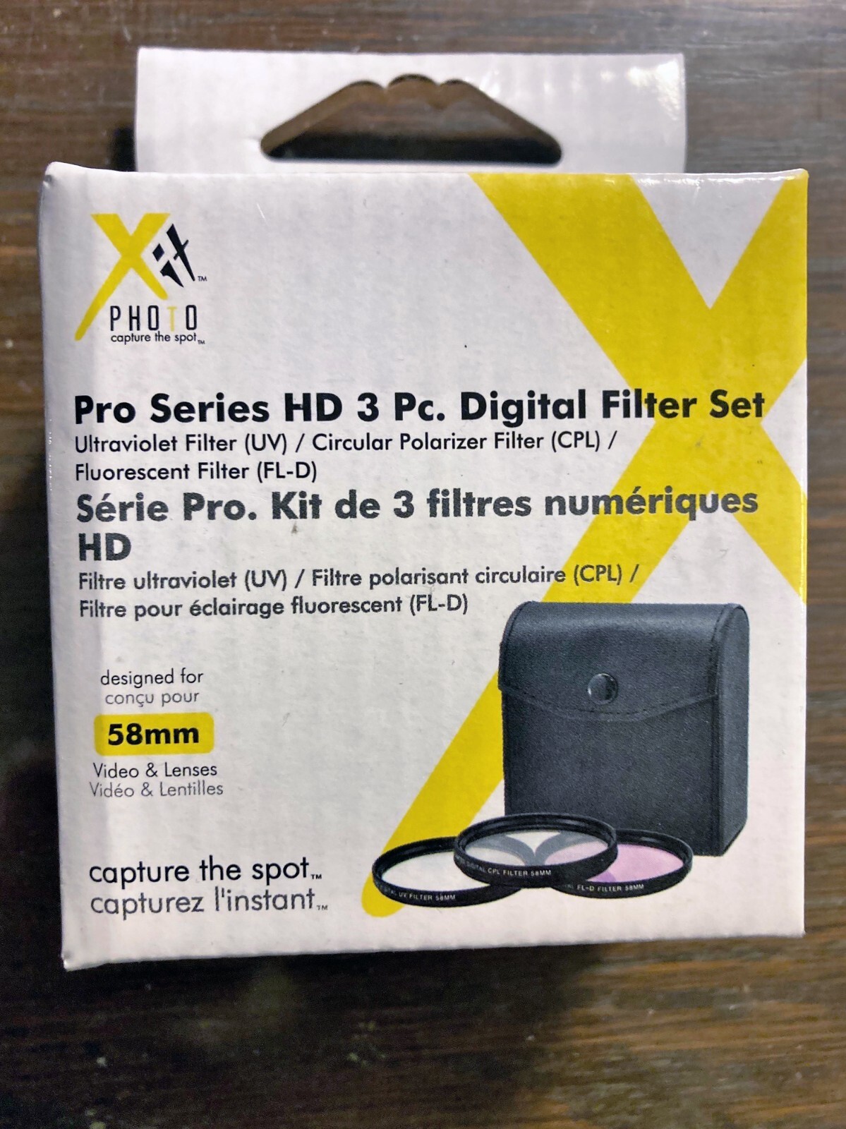 Xit Photo Pro Series HD 3 piece Digital Camera Filter Set - 58mm New | eBay