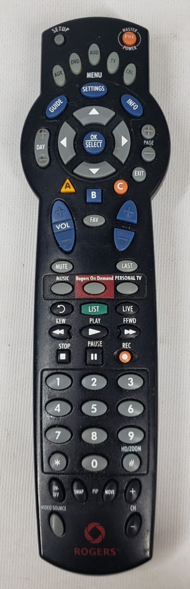 Original Rogers Digital Cable Box Universal Remote Control Rogers TV