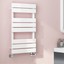 White Designer Radiator Flat Panel Heated Towel Rail Bathroom Central ...