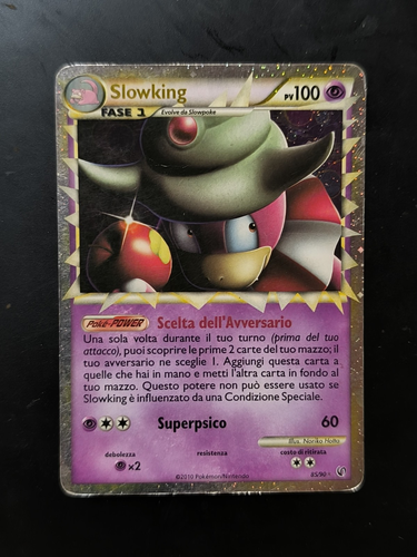 Carta Pokemon SLOWKING 85/90 Prime Senza Paura Ultra Rara Holo ITA 2010 ...