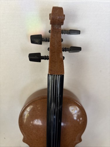 Vintage Miniature Replica Violin Musical Instrument Doll Sized Plays ...