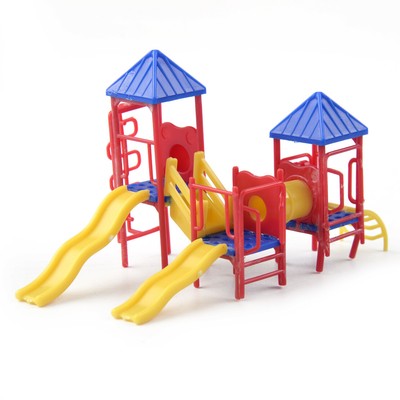 1:75-1:100 HO Scale Kids Facility Playground Model Building Scenery ...