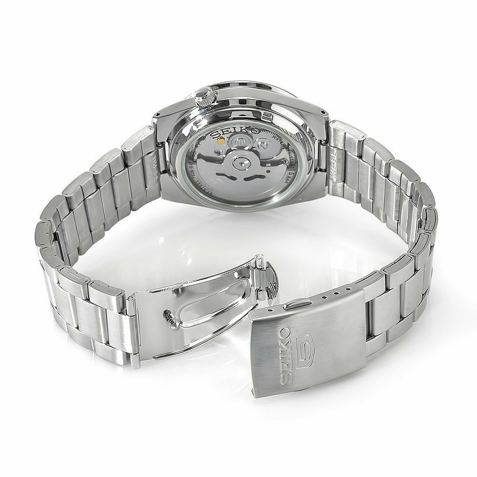 Seiko 5 SNKD99 Automatic Day-Date Blue Dial Stainless Steel Men's Watch ...