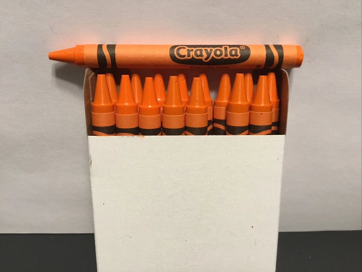 Color Orange Crayon