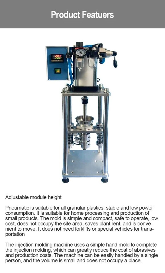 Vertical Injection Molding Machine Semi-automatic Pneumatic Plastic ...