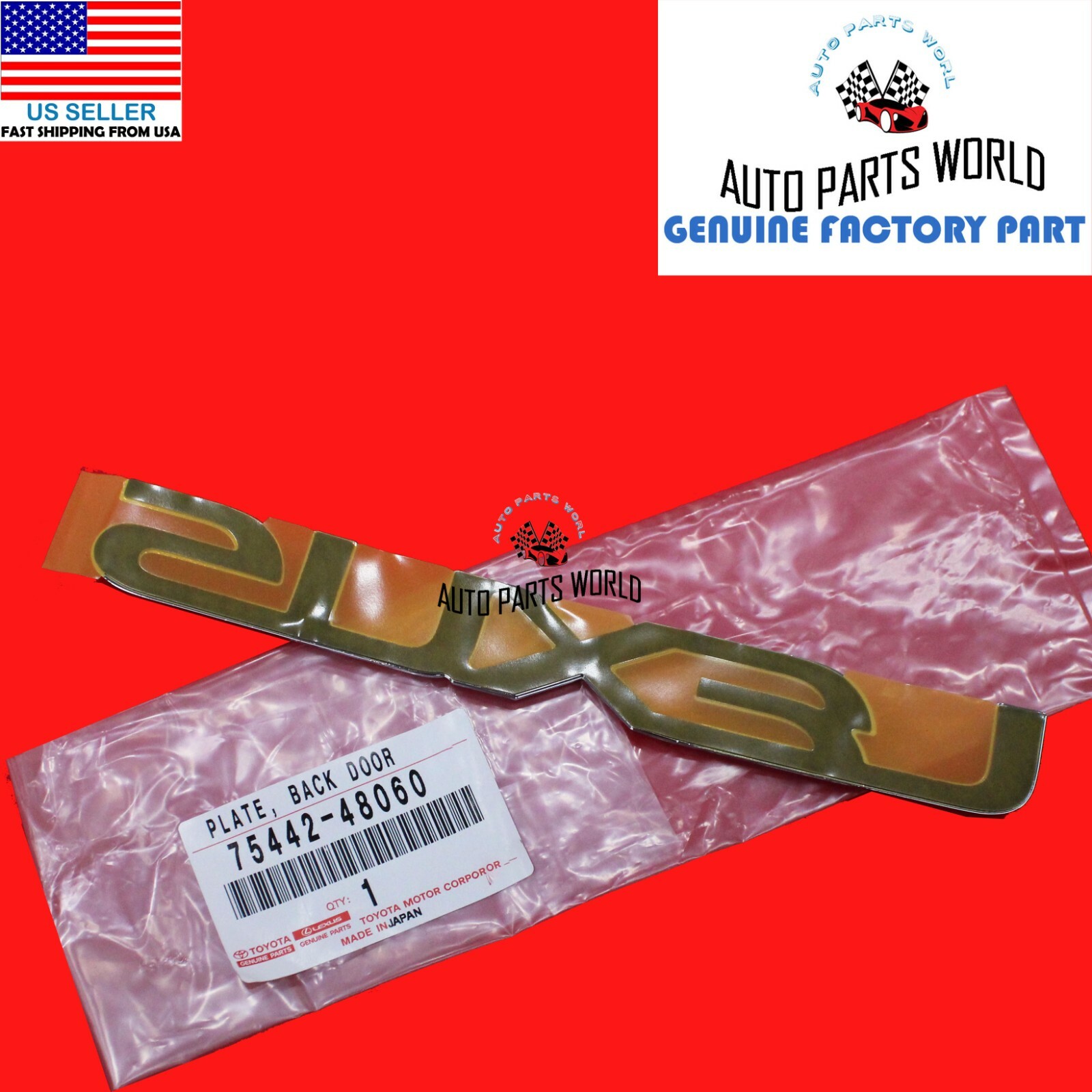 GENUINE LEXUS 04-09 RX330 RX350 RX400h REAR BACKDOOR HATCH NAMEPLATE ...