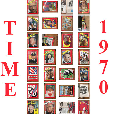 Vintage Time Magazine - 1970 - July to December - YOU PICK | eBay