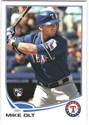 2013 Topps Baseball Mike Olt Rookie Card Texas Rangers #87 | eBay