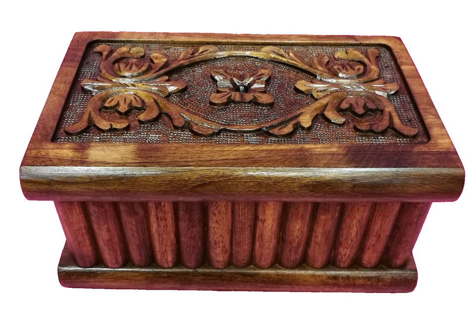 TURKISH PUZZLE MAGIC TRICK SECRET JEWELERY BOX CASE WOOD PANDORA ...