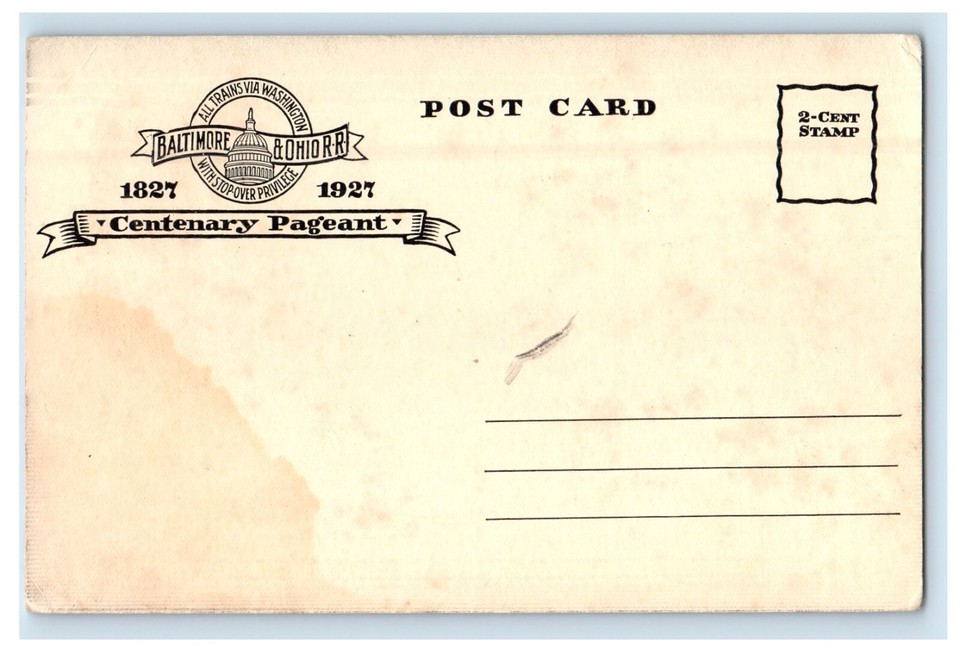 Baltimore & Ohio Railroad Centenary Pageant 117 Locomotive Train ...