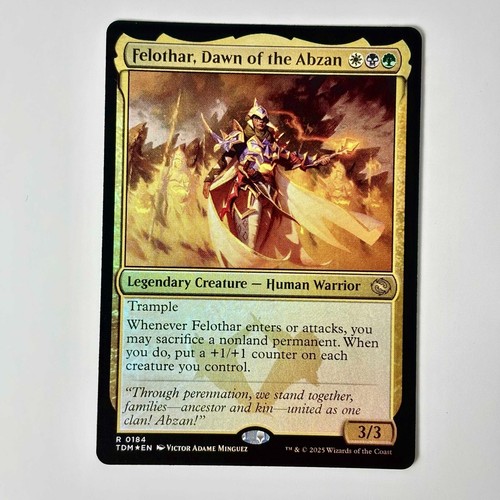 FELOTHAR, DAWN OF THE ABZAN 0184 TARKIR DRAGONSTORM FOIL ANGLAIS NEUF ...