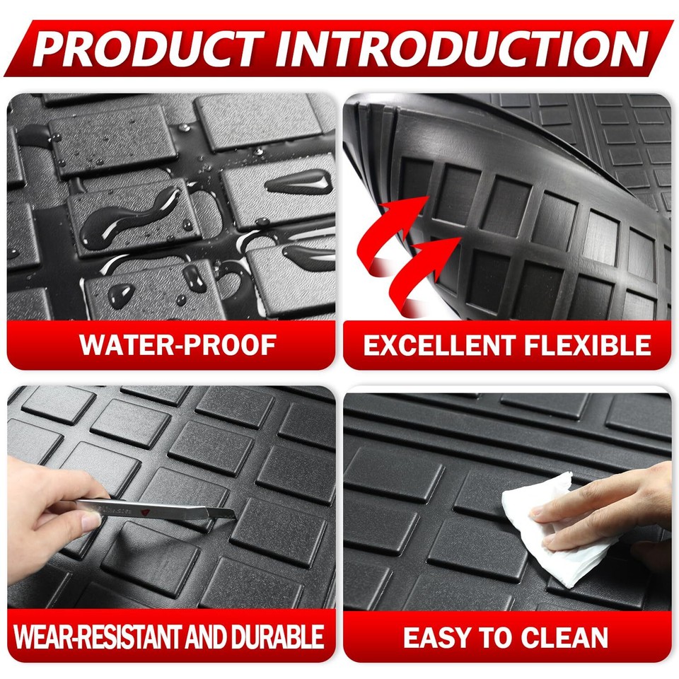 Cargo Mat For Toyota 4Runner 5 Seats 10-24 Trunk Mat Cargo Mat TPE ...