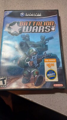 Nintendo GameCube Battalion Wars N Blockbuster Case Art Work & Game ...