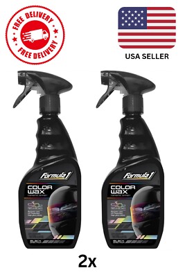 ( 2x ) Formula 1 Color Car Wax Spray, High Performance Formula, White ...
