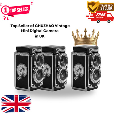 CHUZHAO Vintage Mini Digital Camera Autofocus 12MP, 1080P FHD Video ...