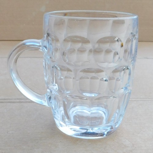 Dimpled Pint Pot / Glass with Pint Stamp. Beer Ale Pub. | eBay UK