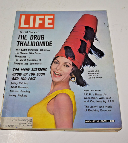 Vintage August 10, 1962 Life Magazine - Janet Leigh on Cover | eBay