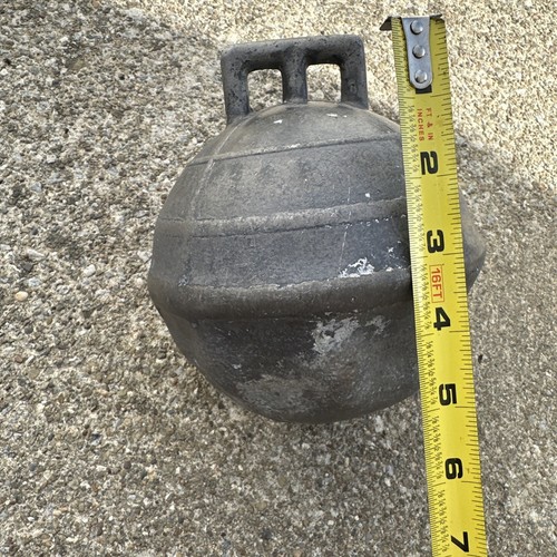 Vintage Aluminum Fishing Net Buoy Float Nautical Art Decor Prop | eBay