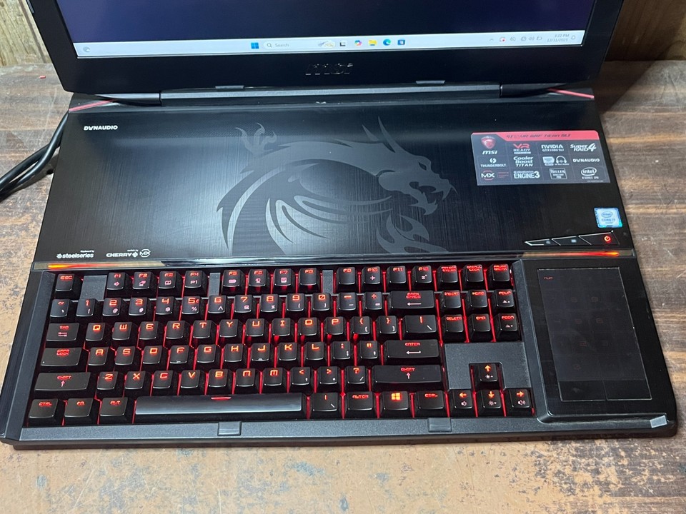 MSI GT83VR 6RF Titan SLI 18.4" Win 11 Gaming Laptop i7 64GB 512GB Dual ...