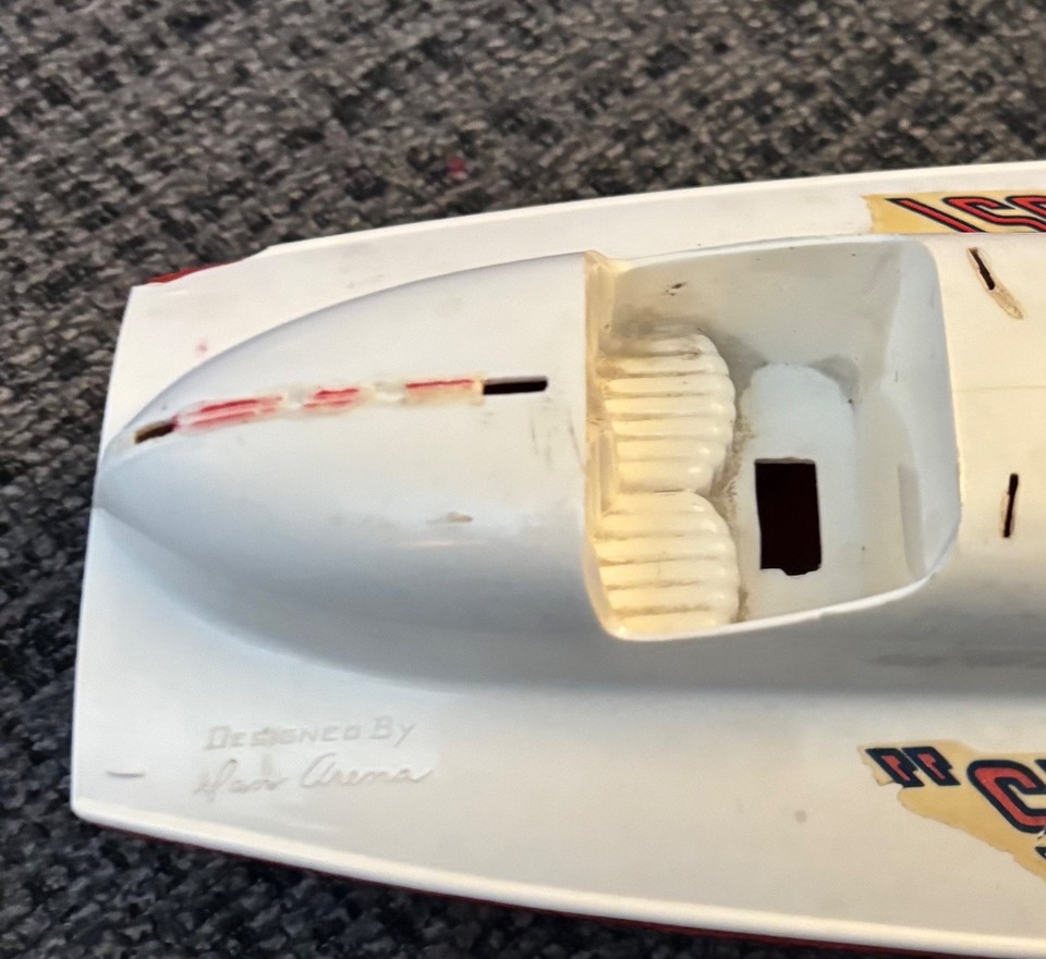 VINTAGE 14" PLASTIC MODEL OF SUCH CRUST HYDROPLANE | eBay