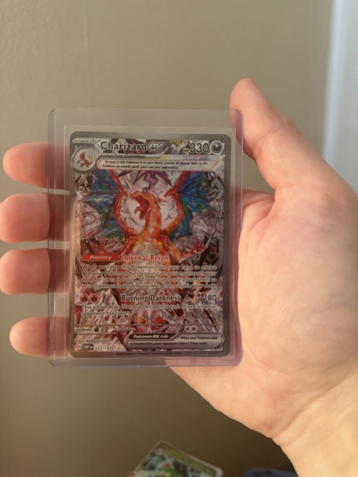 Pokémon TCG Charizard EX Card Obsidian Flames 224/197 | eBay UK