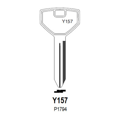 ilco Y157-P1794 Master Key Blank for Chrysler Plymouth Dodge Vehicles ...