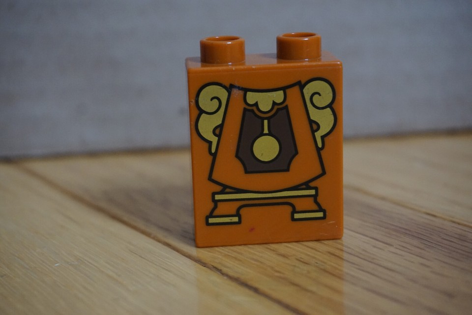 Lego DUPLO 1 x 2 x 2 Printed Shaped Plain Specialty Brick You Choose ...